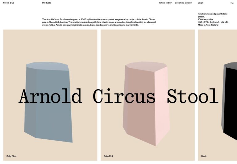 Arnold Circus Stools – Klikkenthéke